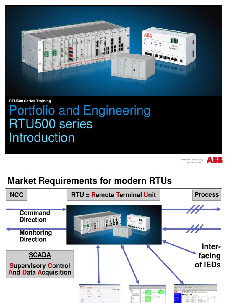 02 1 RTU500 Series Introduction E | PDF | User Interface | Programmable ...