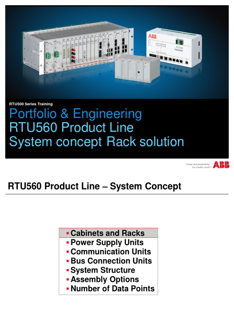 04 1 RTU560 System Concept E | PDF | Power Supply | Computer Hardware