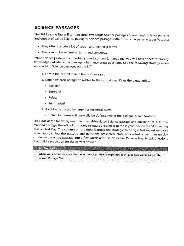 Science Passages | PDF