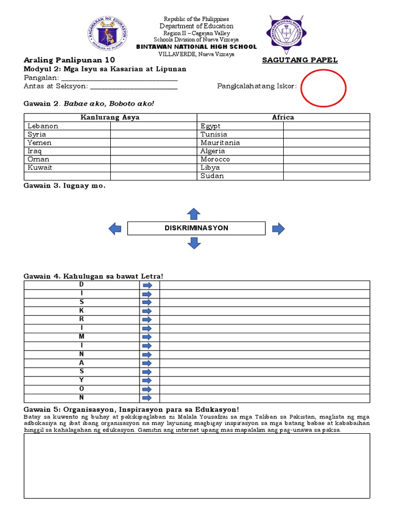 AP Q3 AS Module 2 | PDF