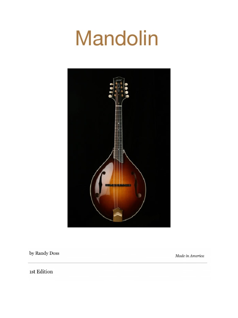 Dokumen - Tips - Mandolin 2021 1 9 Types of Mandolin Flat Back Bowl ...