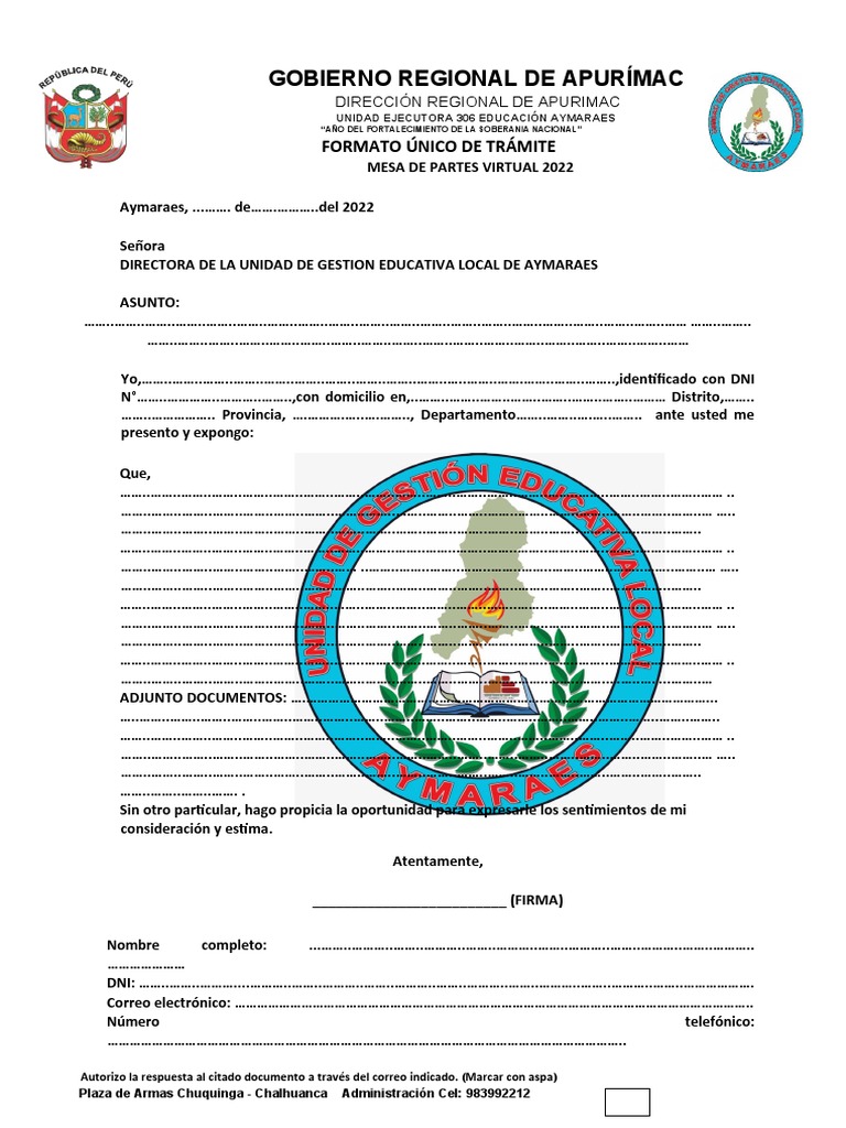 Fut Ugel Aymaraes 2022 | PDF