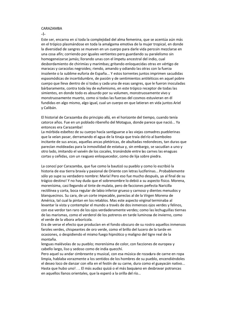 CARAZAMBA | PDF | Dom | Amor