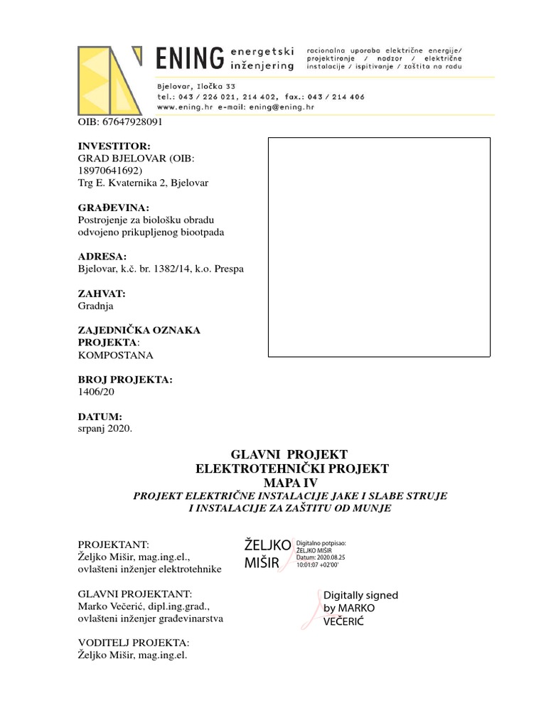 Mapa 4 Elektro Projekt Struja | PDF