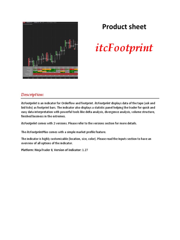 Itcfootprint ProductSheet | PDF
