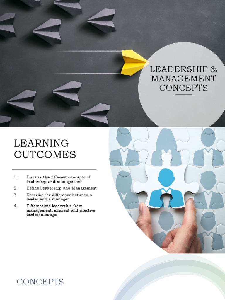 Leadership vs. Management Concepts | PDF