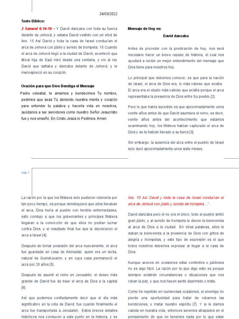 David Danzaba | PDF | Arca de la Alianza | David