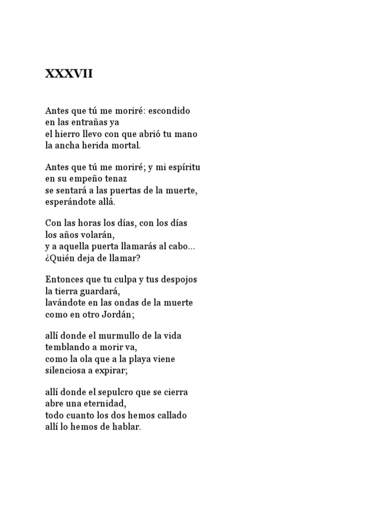 Rimas II Gustavo Adolfo Becquer | PDF