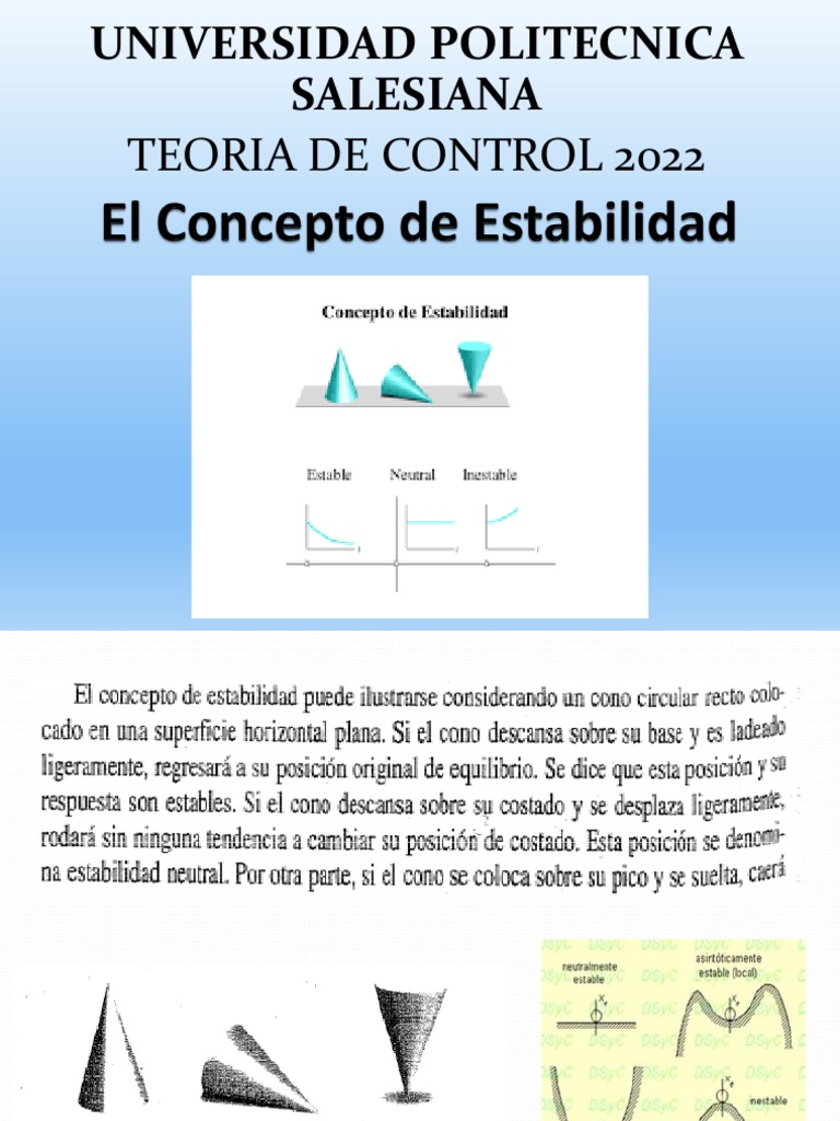 El Concepto de Estabilidad | PDF | Ecuaciones | Objetos matemáticos