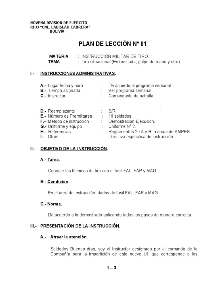 Tir 3 Comapañia B | PDF | Militar