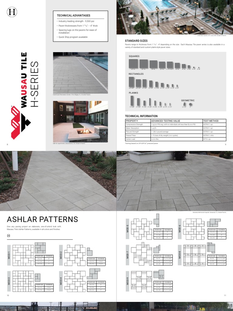 H Series | PDF | Tile | Materials