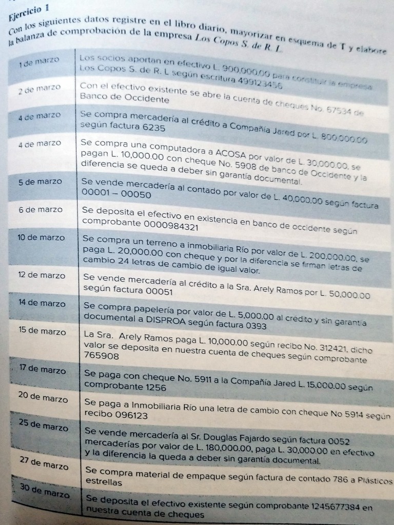 Tarea Libro Diario y T | PDF