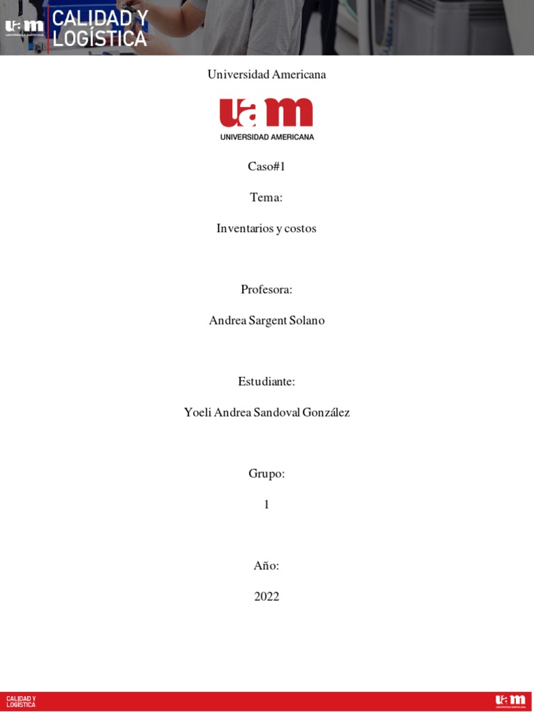 M1. Caso Inventarios Yoeli Sandoval G. | PDF | Inventario | Business
