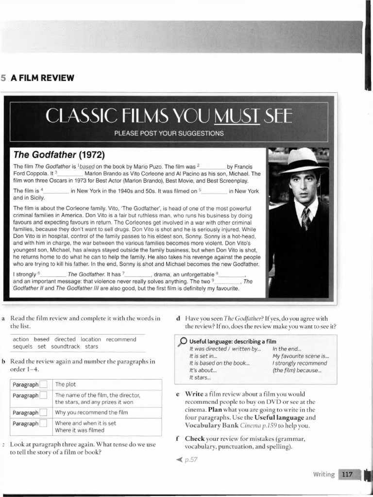 Classic Films You Must See: The Godfather | PDF