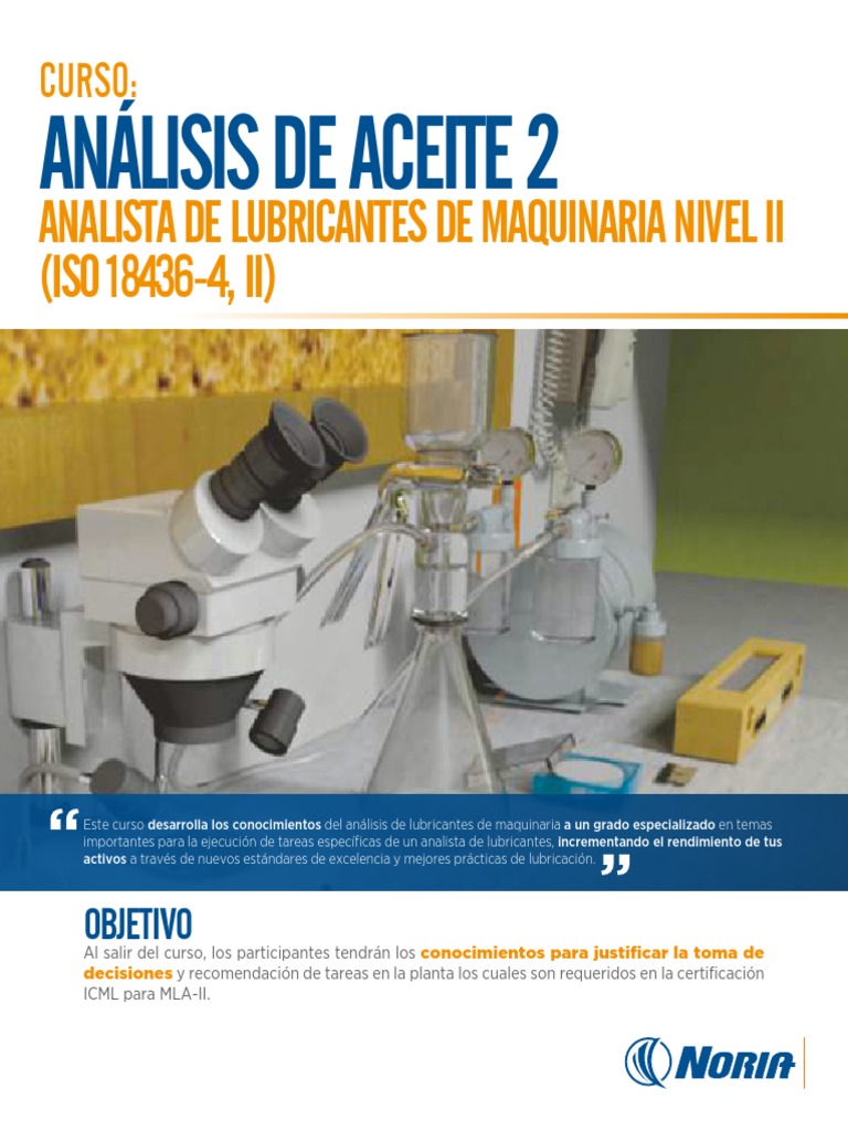 Análisis Aceite | PDF