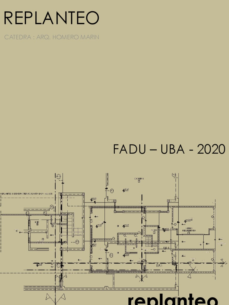 Replanteo Construcciones 1 | PDF | Sectores Economicos