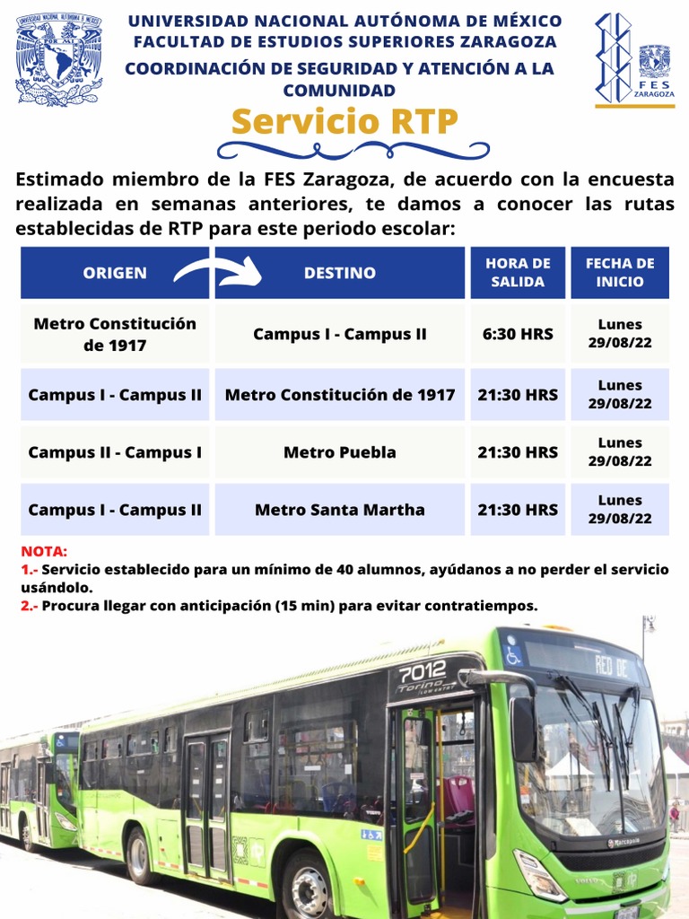 Rutas RTP 2023 | PDF