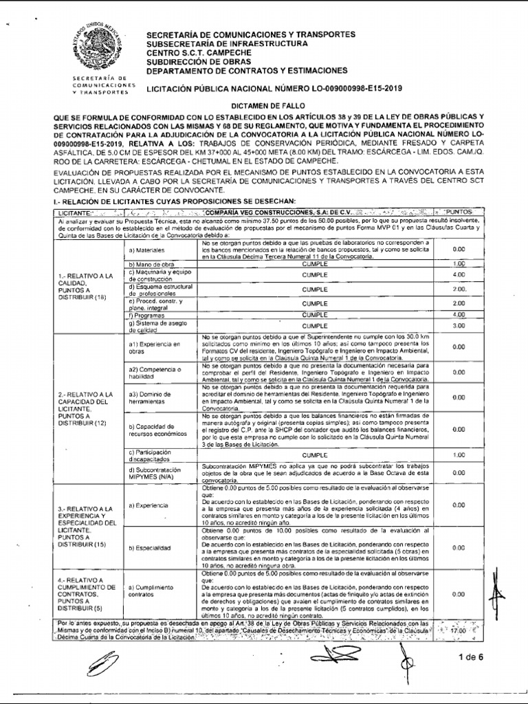 Dictamen de Fallo E15 2019 | PDF