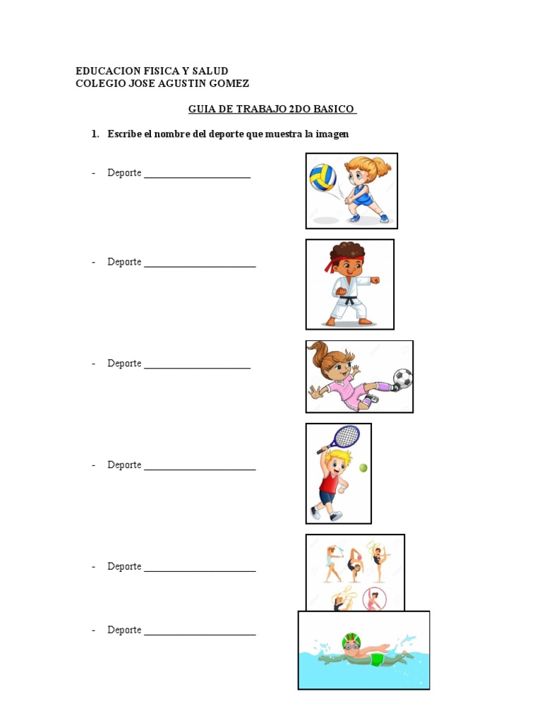 Guia 2do Basico | PDF | Deportes