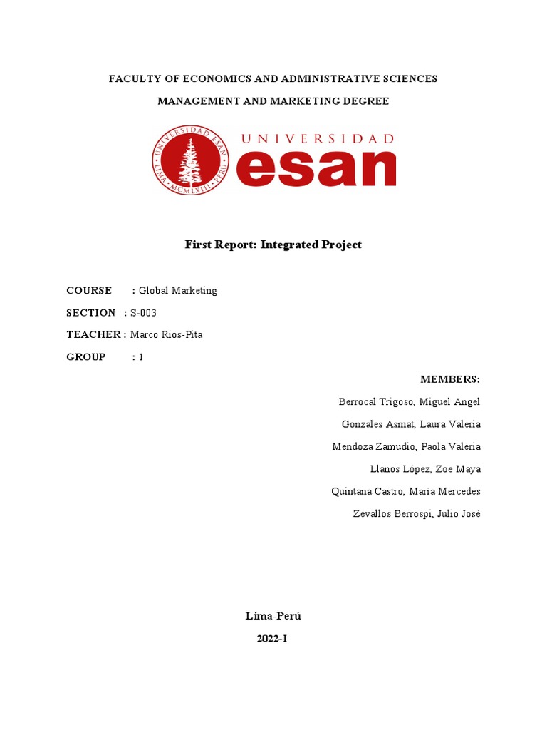 Final Report - Group 1 | PDF | Inflation | Foods