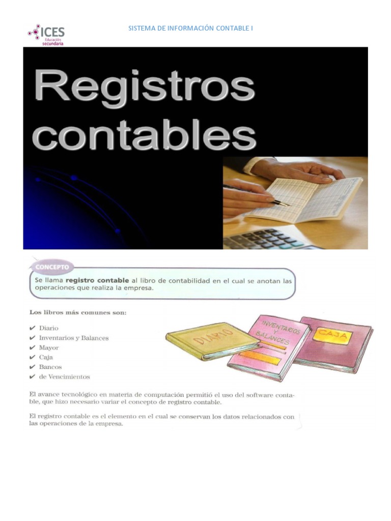Registros Contables | PDF | Contabilidad | Bancos