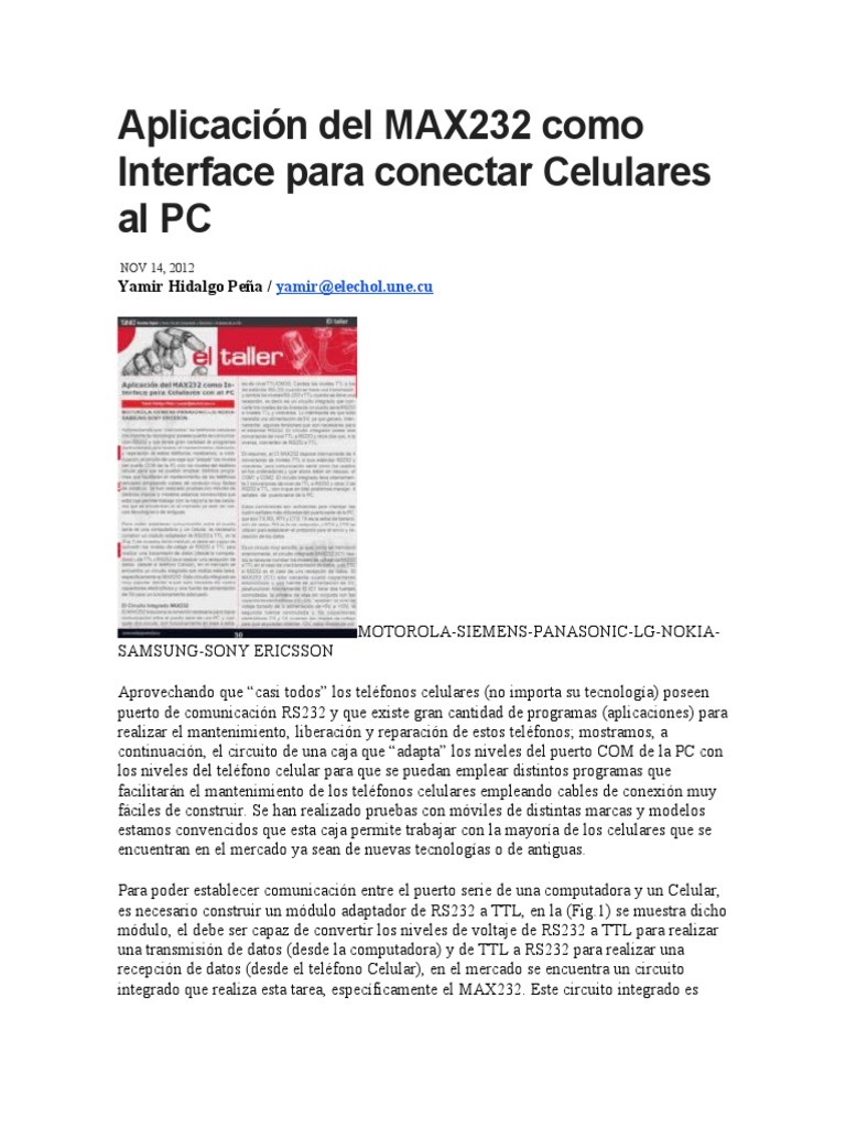 RS232 | PDF | Informática