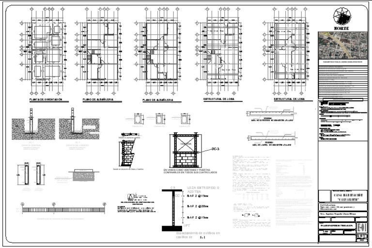 Plano Estructural de Casa Habitación | PDF