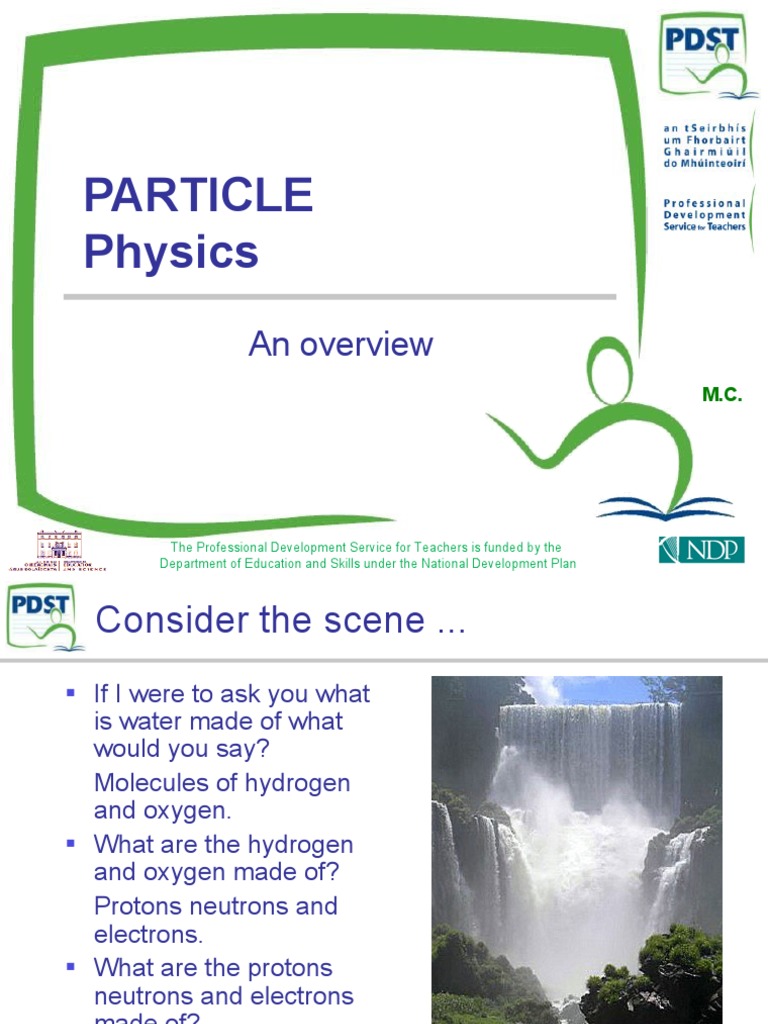 PDST Physics - Particle Physics | PDF | Matter | Elementary Particle