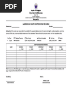 F2F School Clinic Forms | PDF | Common Cold | Diseases And Disorders