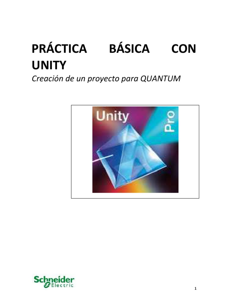Práctica con Unity Pro para PLC Quantum | PDF | Controlador lógico ...