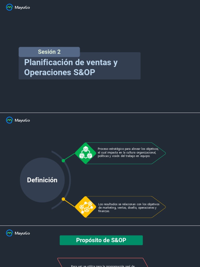 Planificacion de Ventas y Operaciones S&OP | PDF