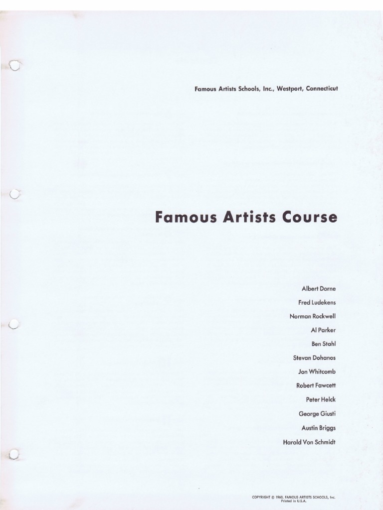 Famous Artists Course | PDF