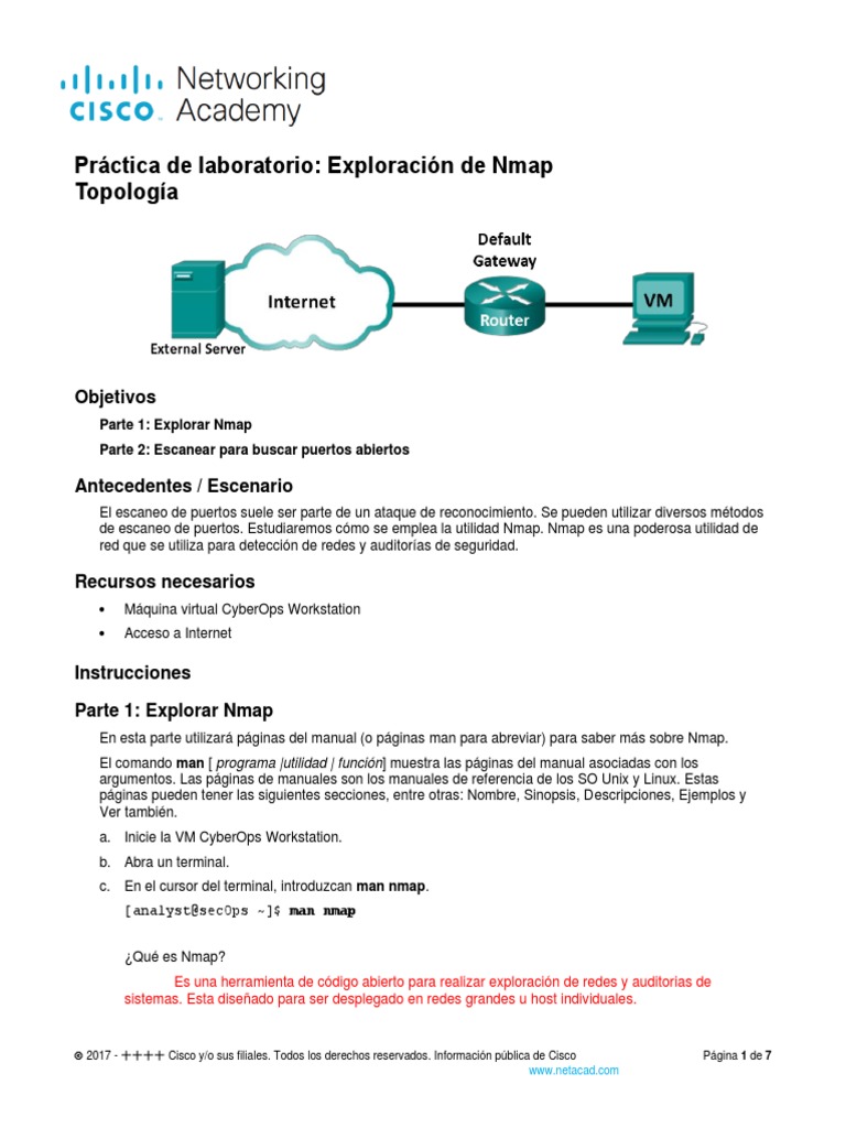 9.3.8 Lab - Exploring Nmap | PDF