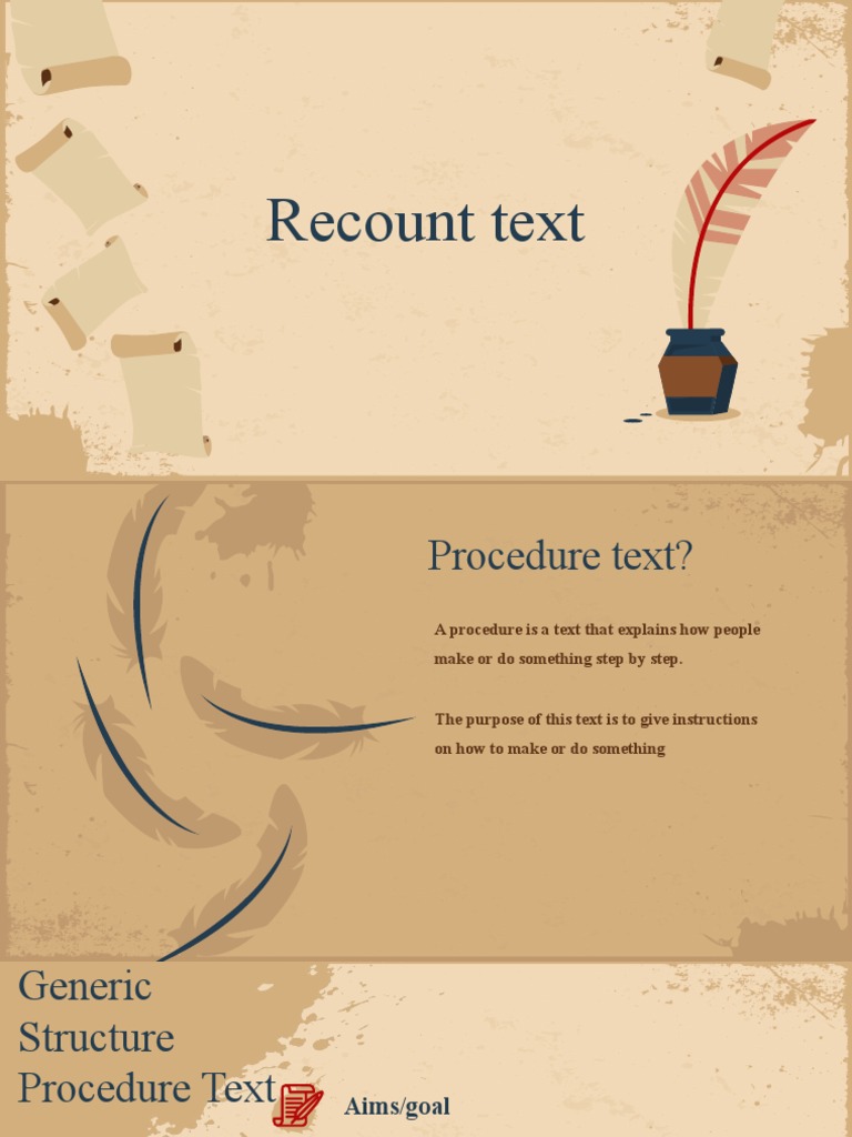 How to Write a Procedure Text | PDF