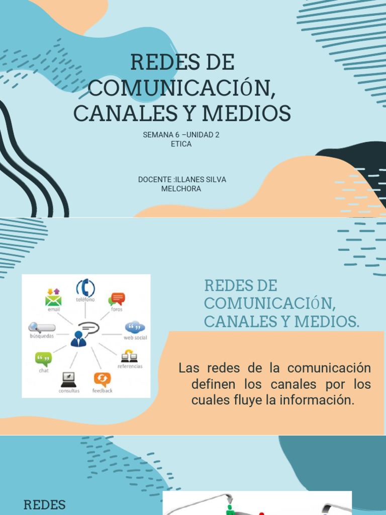 Redes, Canales y Medio de Comunicacion | PDF | Comunicación ...