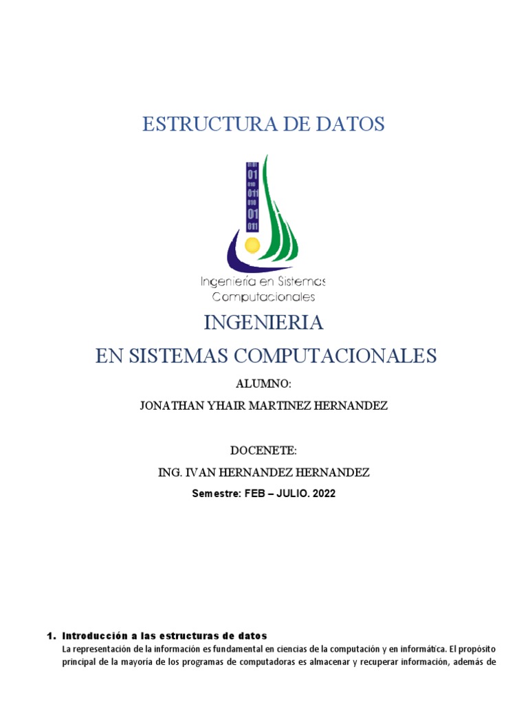 Estructura de Datos | PDF | Teoría de la complejidad computacional ...
