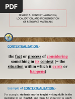 Indigenization and Contextualization of The Curriculum | PDF ...