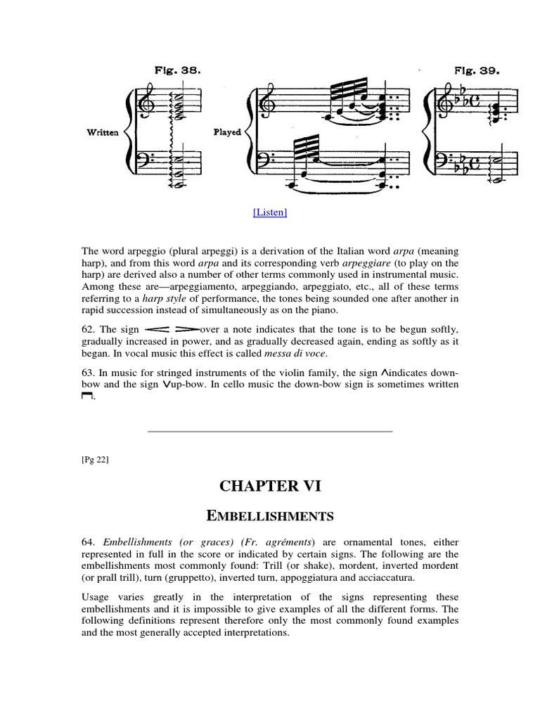Ornaments - Music Notation | PDF