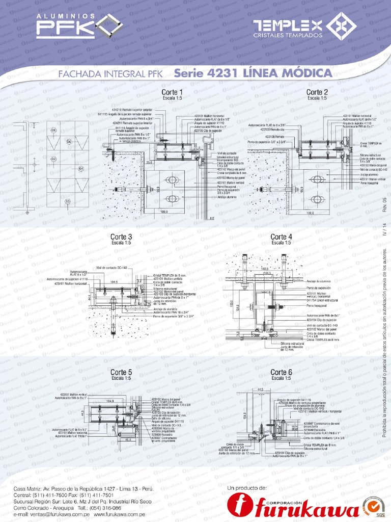 Fachada Integral Serie 4231 | PDF