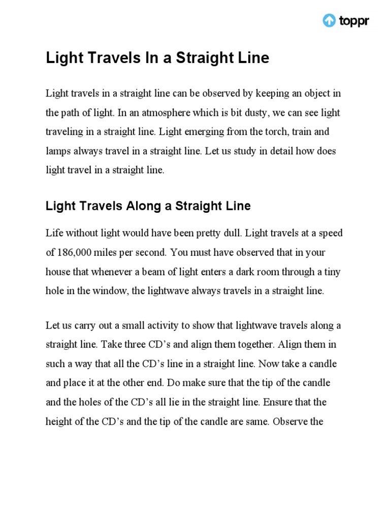 CBSE Class 7 Science Chapter 15 Light Revision Notes | PDF | Reflection ...