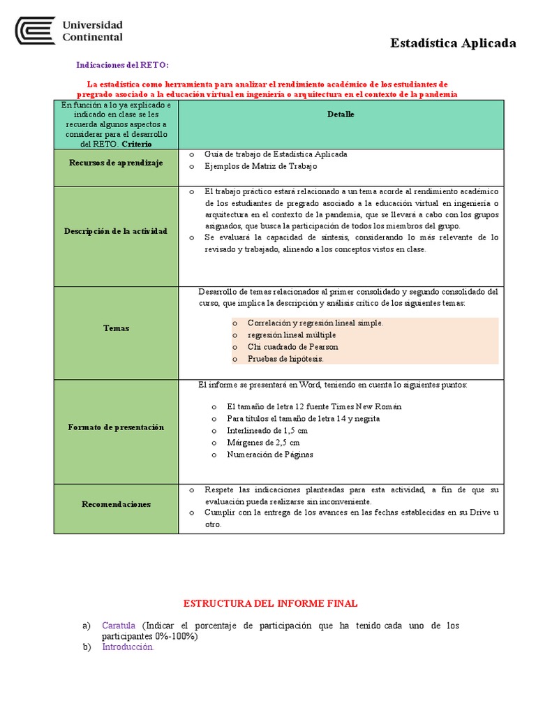 Indicaciones Del Trabajo de Investigación Grupal | PDF | Investigación ...