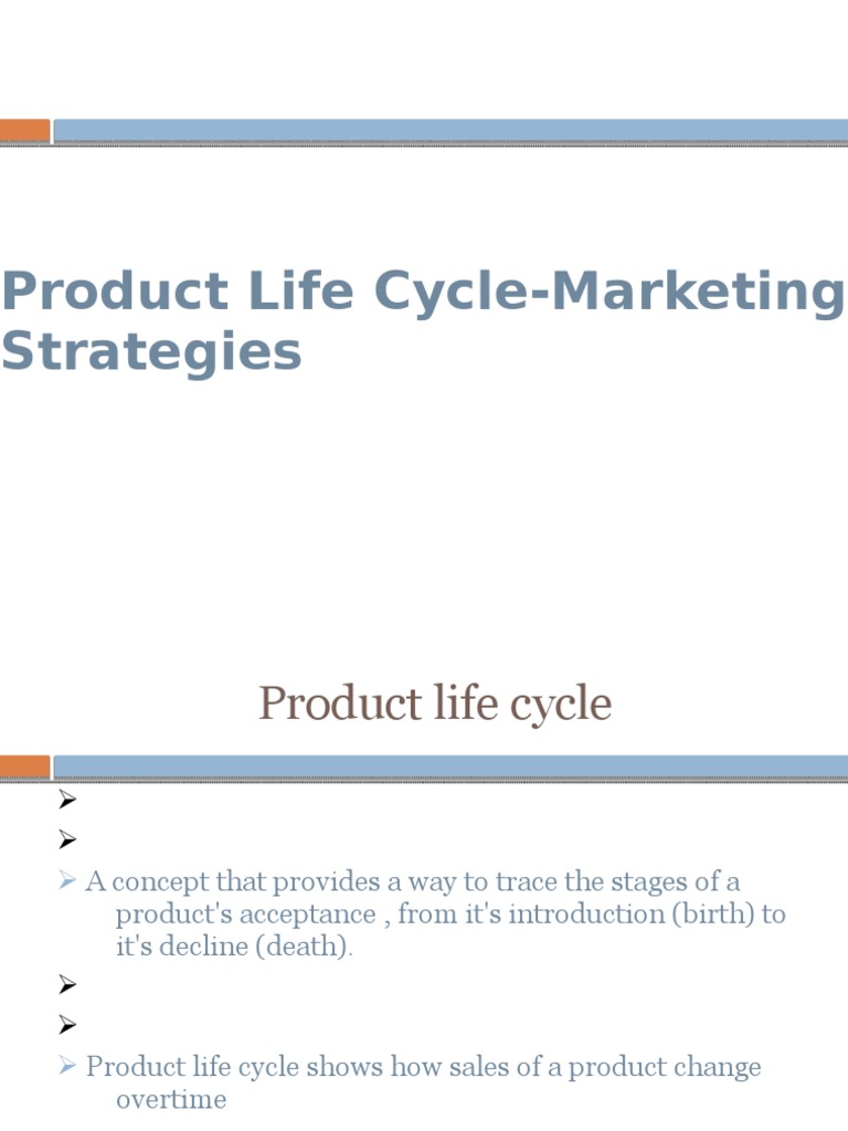 Product Life Cycle-Marketing Strategies | PDF | Nestlé | Marketing Strategy