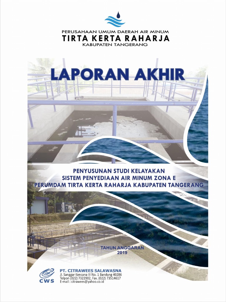 Laporan Akhir FS SPAM ZONA E PDAM TKR FI | PDF