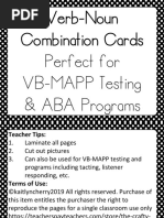 VB MAPP Interpretation - Handout | PDF | Individualized Education ...