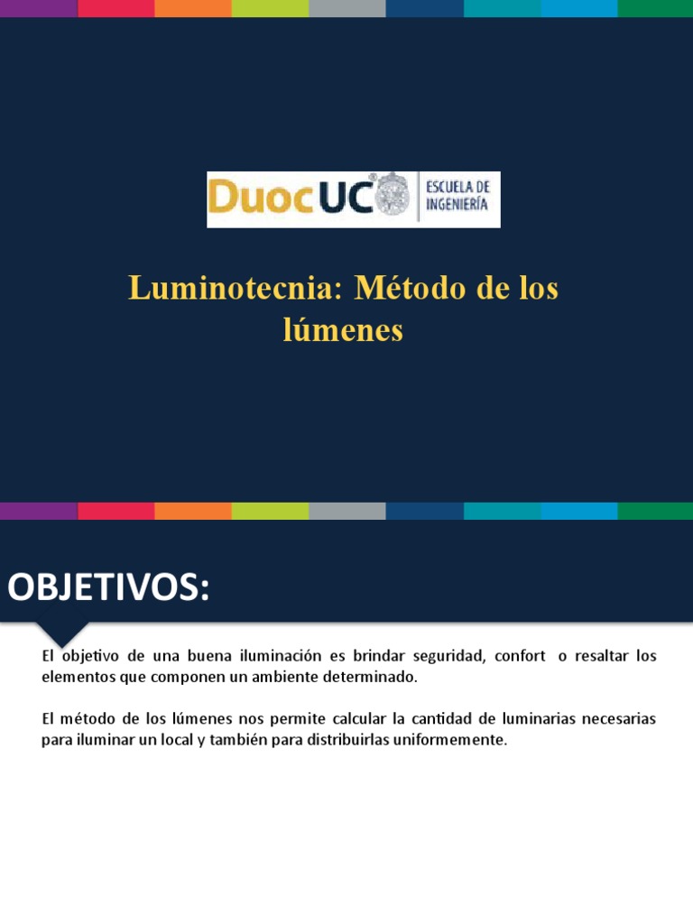 Método de Lúmenes para Iluminación Eficaz | PDF | Encendiendo ...