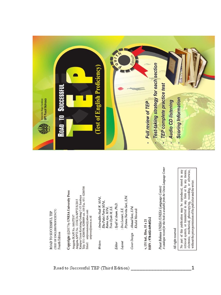 Road To Successful TEP (Test of English Proficiency) | PDF