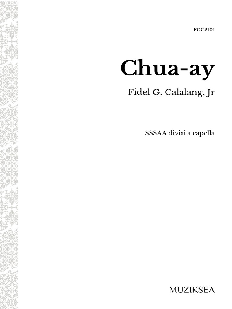 CALALANG Chua-Ay (SSSAA) - PERUSAL | PDF | Luzon | Philippines