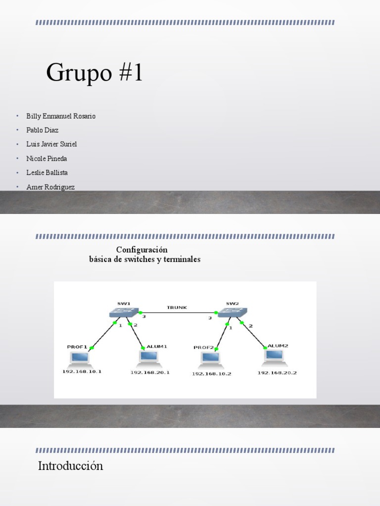 Configuracion Basica de Switches y Dispositivos | PDF | Interfaz de línea de comando | Ios