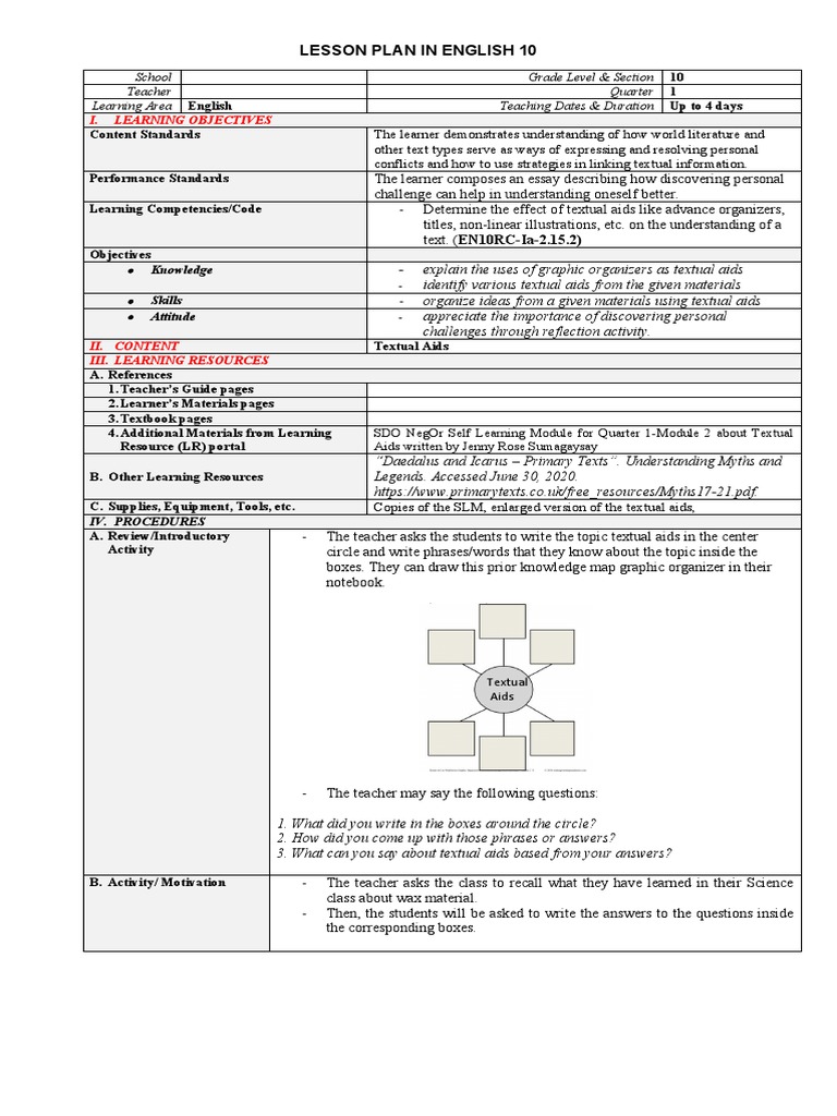 Dlp-Eng10-Q1-Melc-2-Week 2 | PDF | Graphics | Learning Dlp-Eng10-Q1-Melc-2-Week 2 | PDF | Graphics | Learning