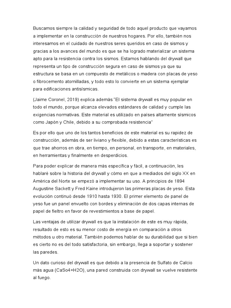 Drywall | PDF | Diseño | Sectores Economicos